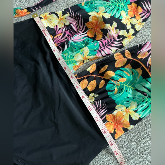 Cupshe | Swim | Cupshe Valeria Criss Cross Tropical One Piece Swim Suit ...